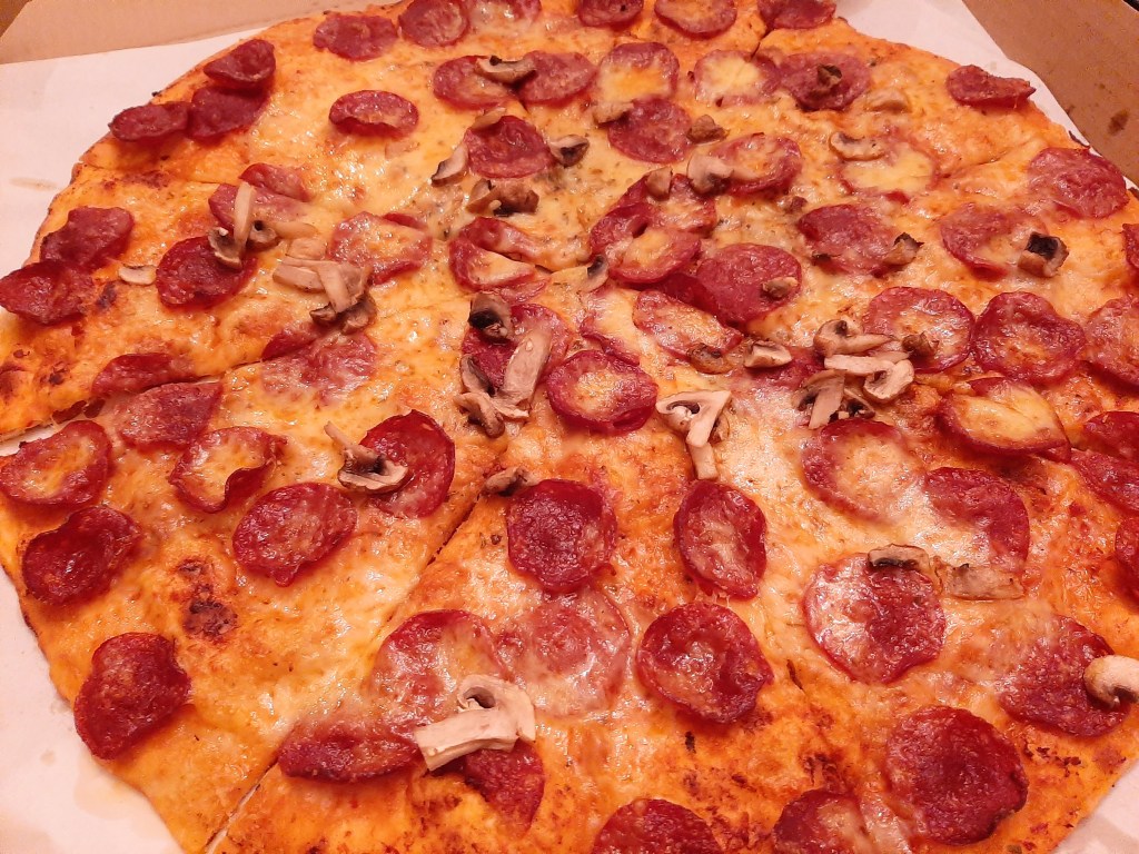 My Observations: Pizza Telefono’s Pepperoni & Mushroom pizza and Super ...