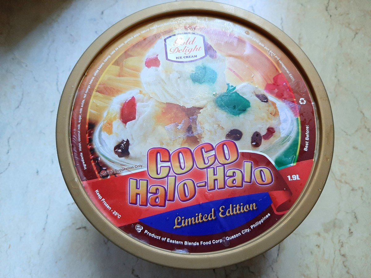 Gold Delight’s Coco Halo-Halo ice cream – Author Carlo Carrasco
