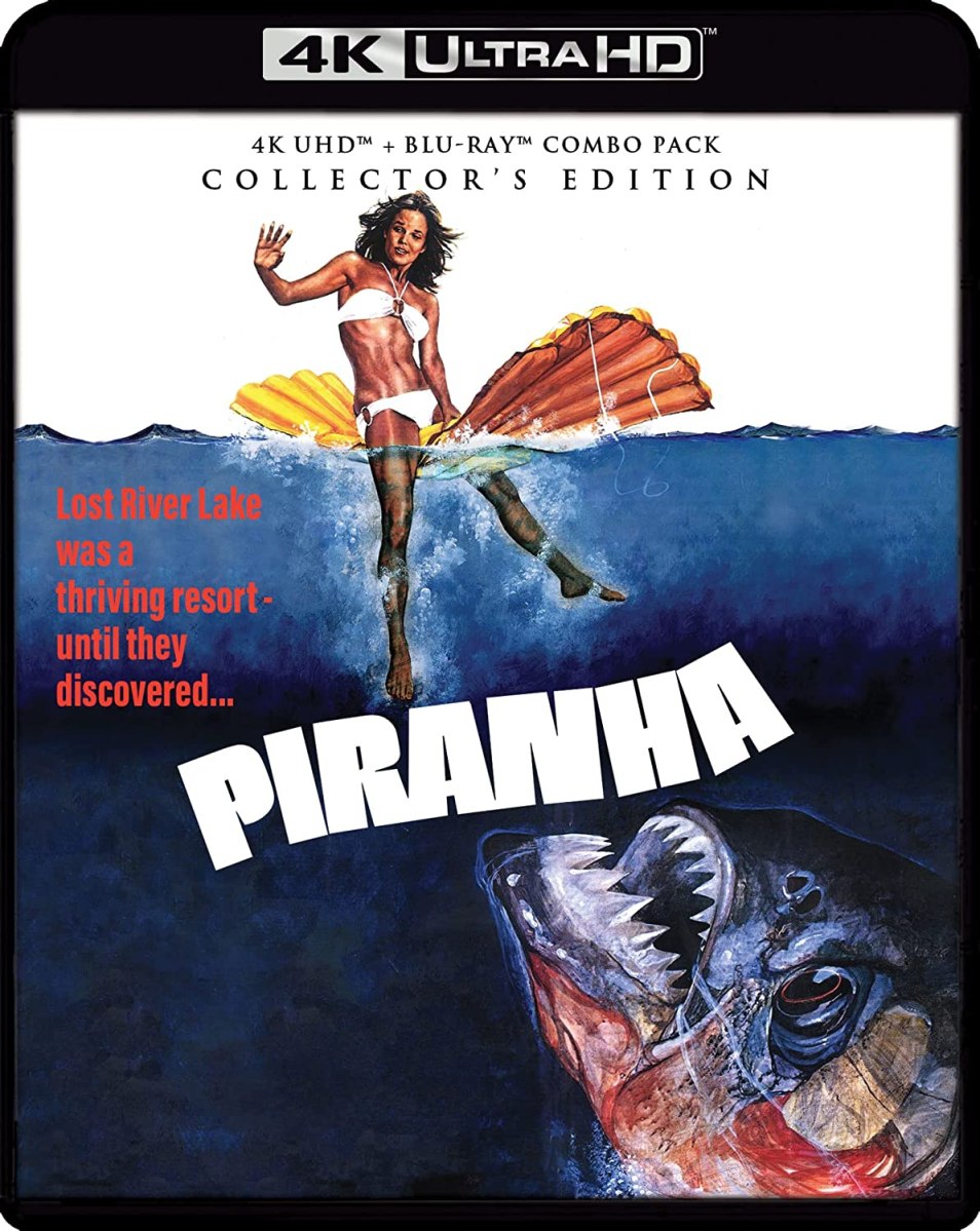 Better than Streaming: Piranha (1978) 4K Blu-ray all set for November 1 ...