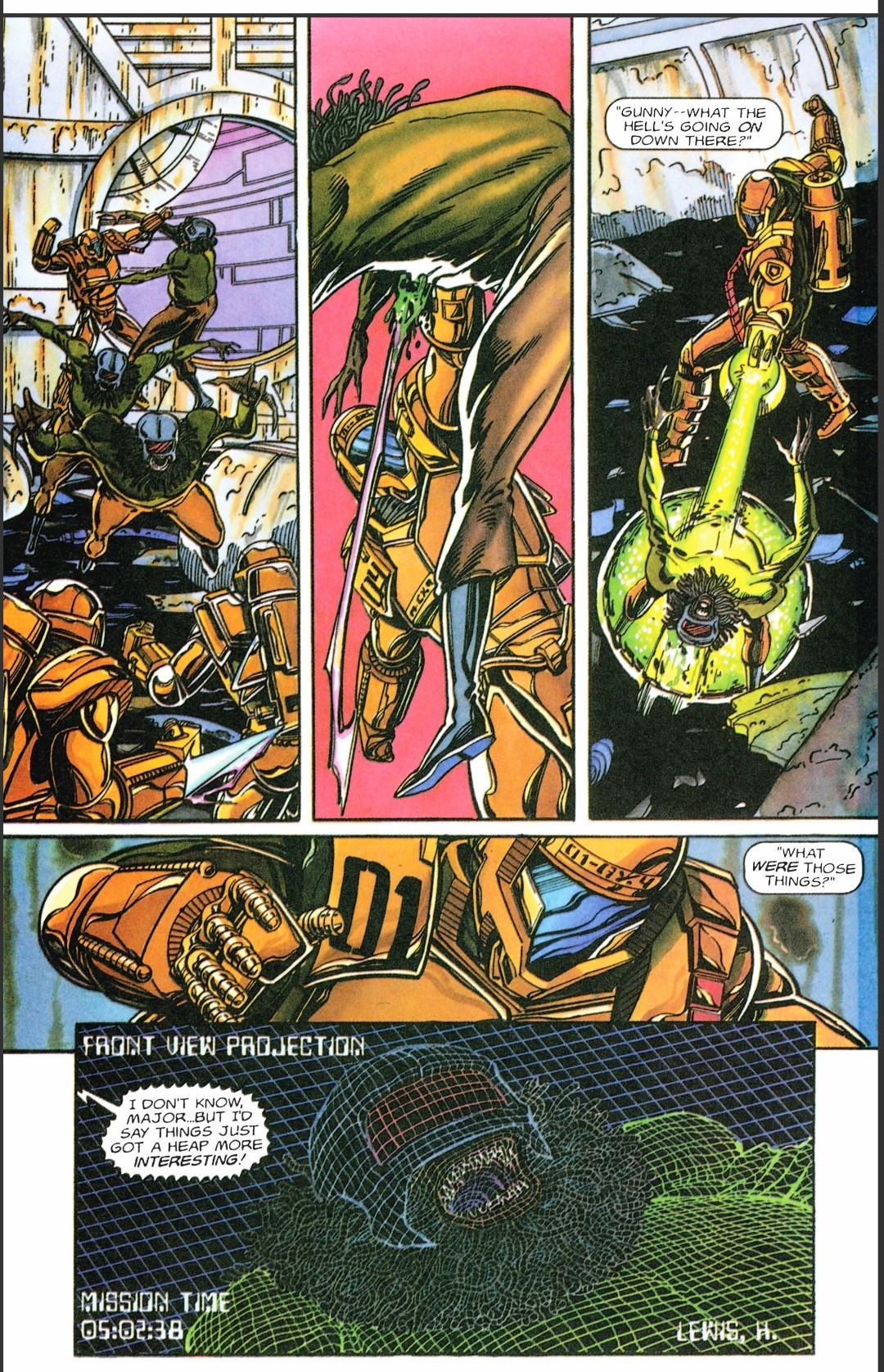 A Look Back at Armorines #3 (1994) – Author Carlo Carrasco