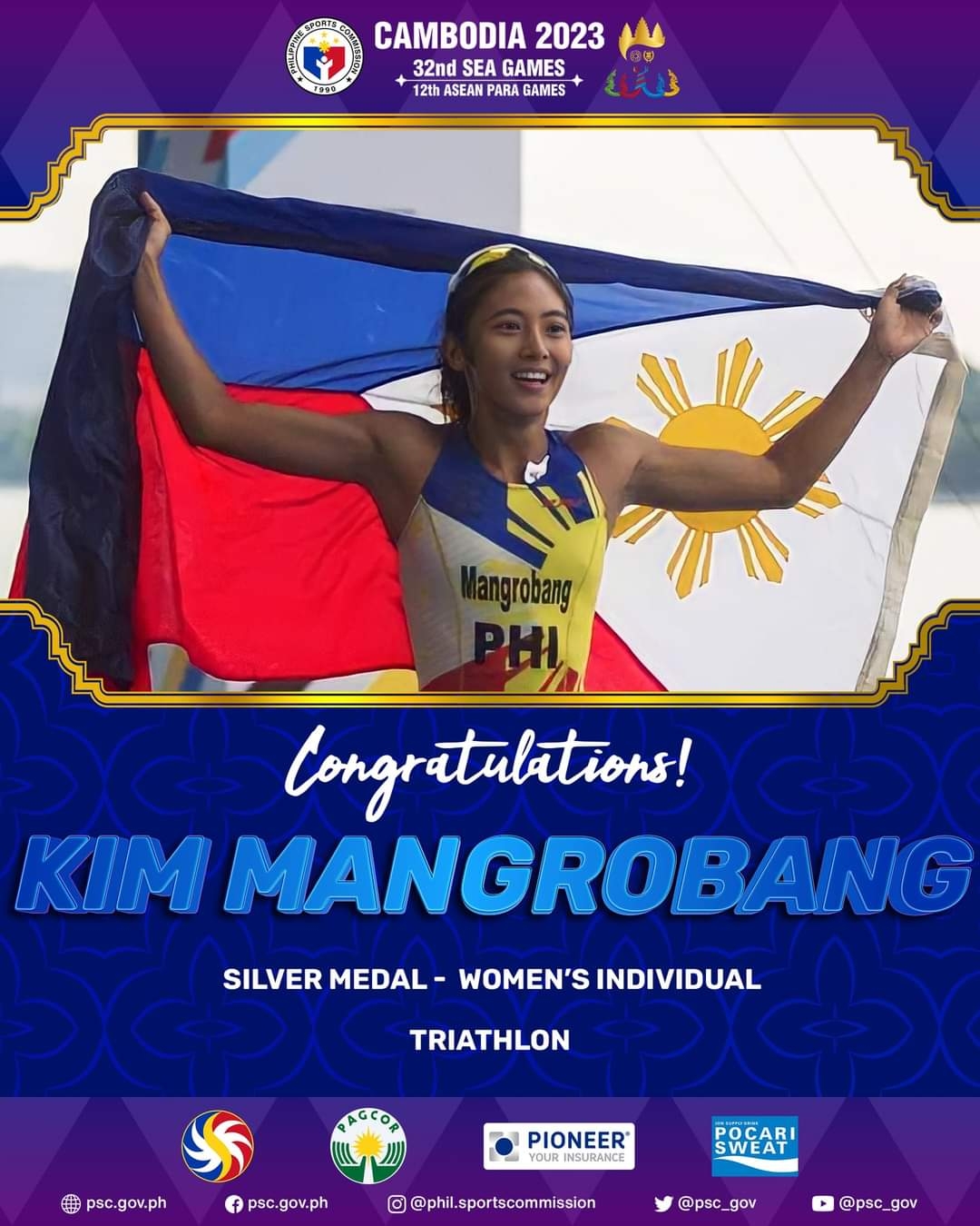 Triathlon gold-silver-bronze for the Philippines at the 32nd SEA Games ...